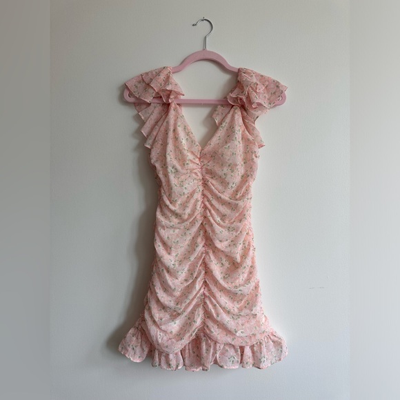 Dresses | Light Pink Ruffle Dress | Poshmark